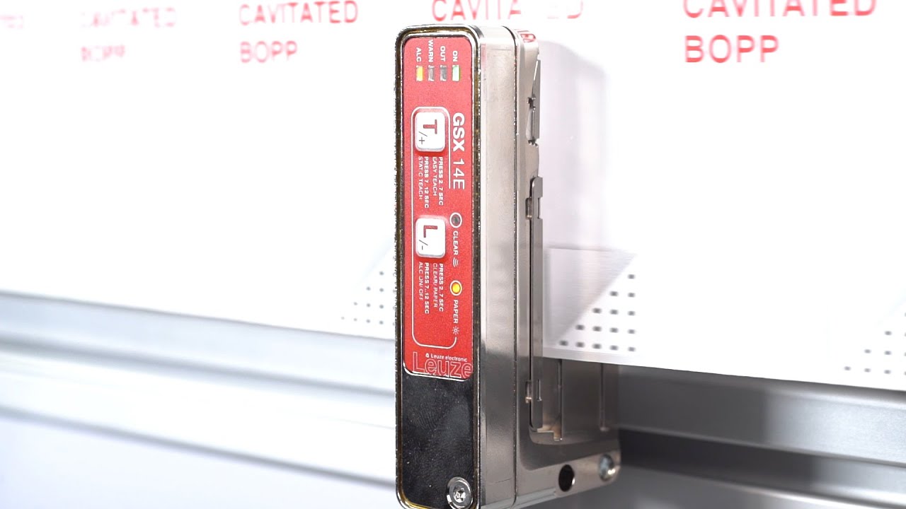 Fork sensors - Label sensors - Combination fork sensor GSX14E for detecting labels