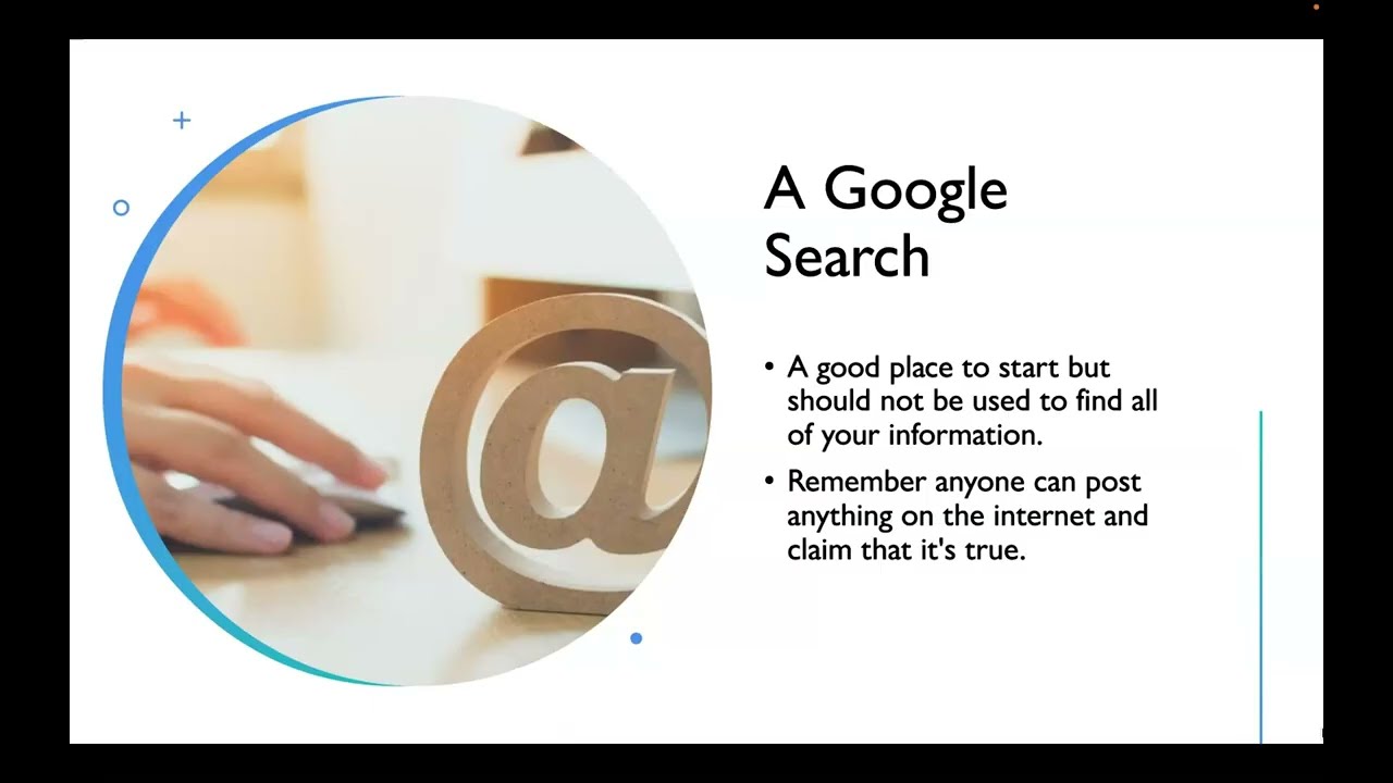 Information Literacy Tutorial - Part One