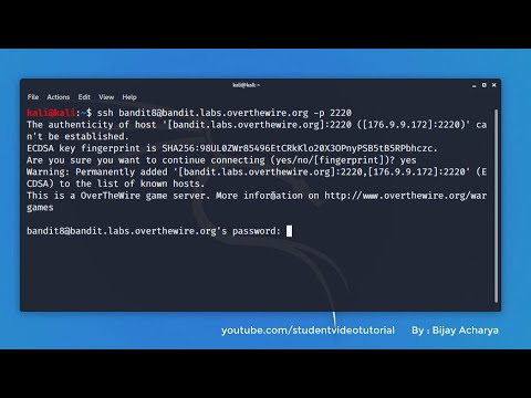 [Kali Linux] CTF Bandit :… | Computer Addicted