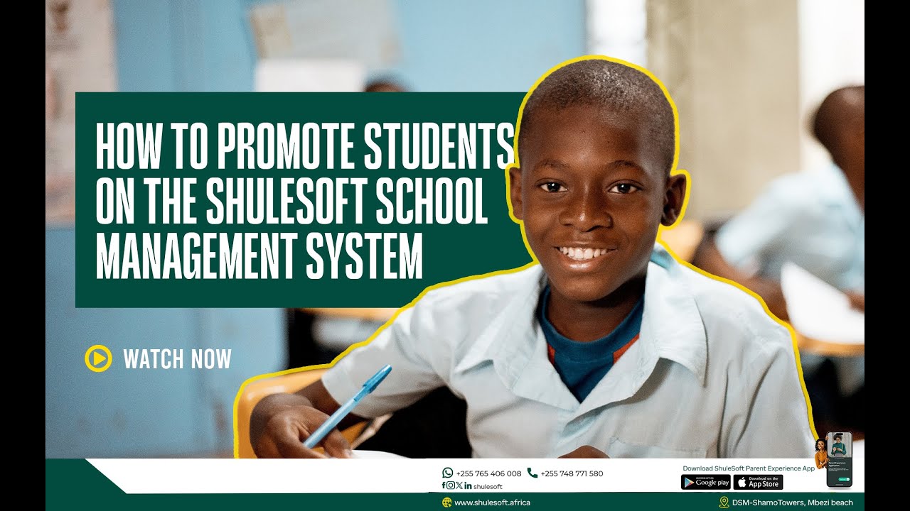 HOW TO PROMOTE STUDENTS ON SHULESOFT SCHOOL MANAGEMENT SYSTEM