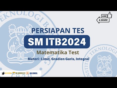 [SM ITB 2024] Matematika Test pada Soal Seleksi Mandiri ITB bag.1! Tipe yg sring mncul! #smitb2024