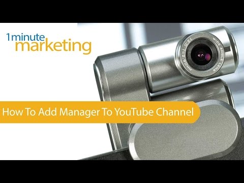 How To Add Manager To YouTube Channel