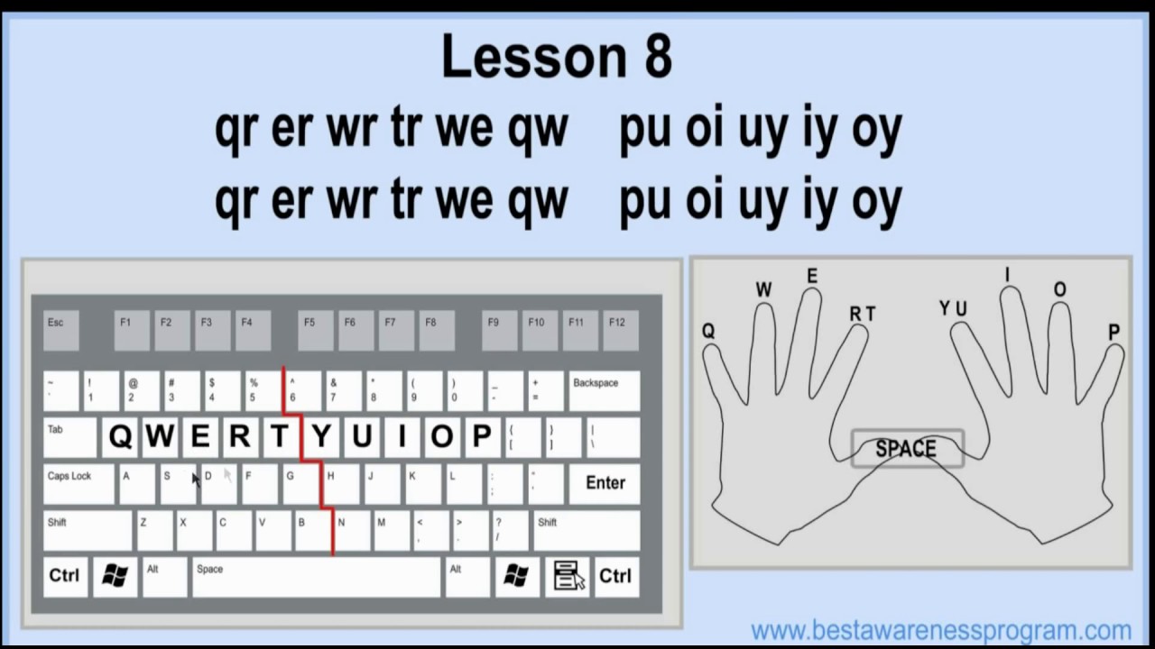 Typing Course Lesson: 8
