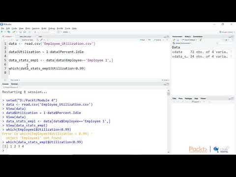 Learn Hands On Data Exploration with R Introducing R Lists | packtpub com - Mind Luster
