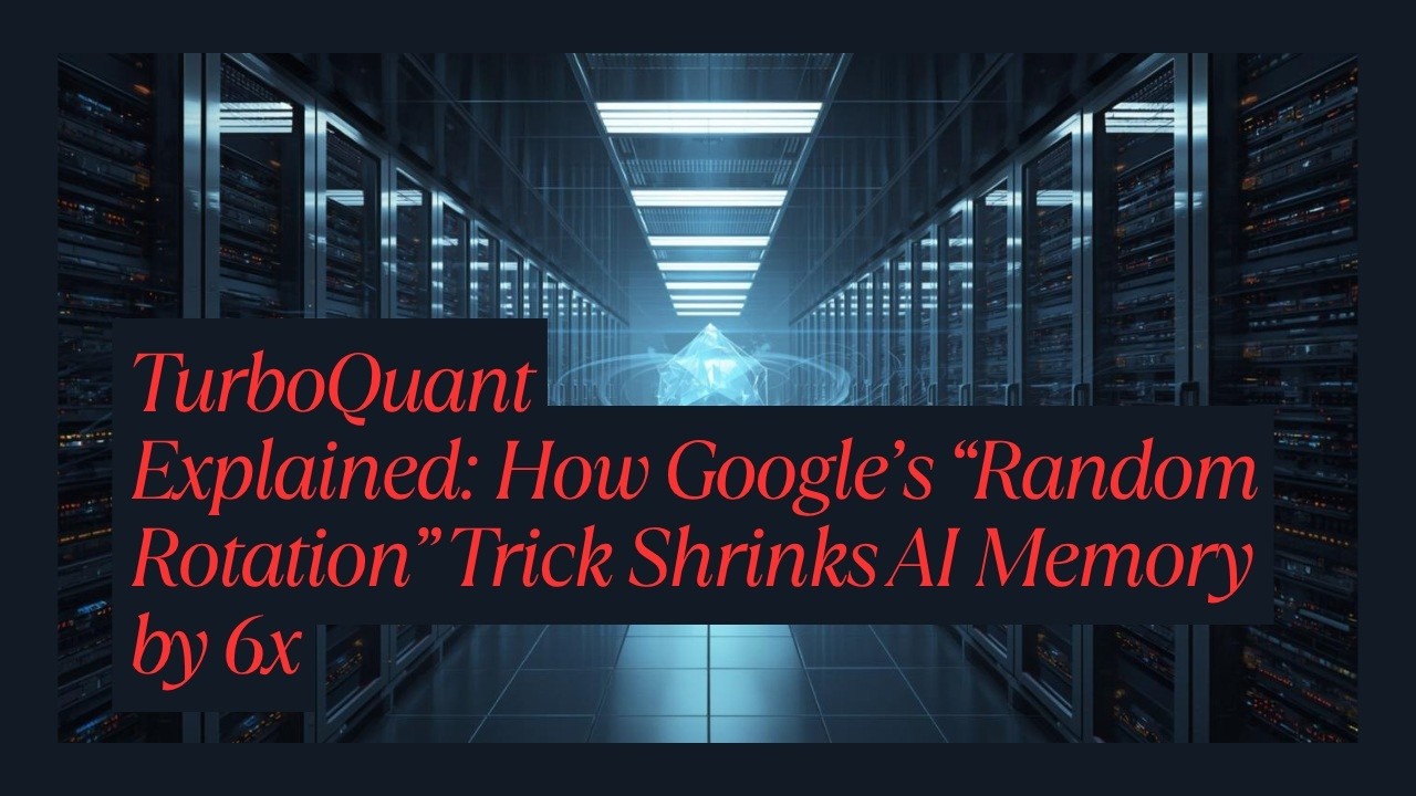 TurboQuant Explained: How Google’s Random Rotation Trick Shrinks AI Memory by 6x