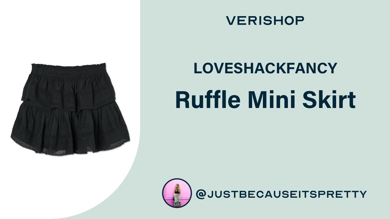 LOVESHACKFANCY Ruffle Mini Skirt Review