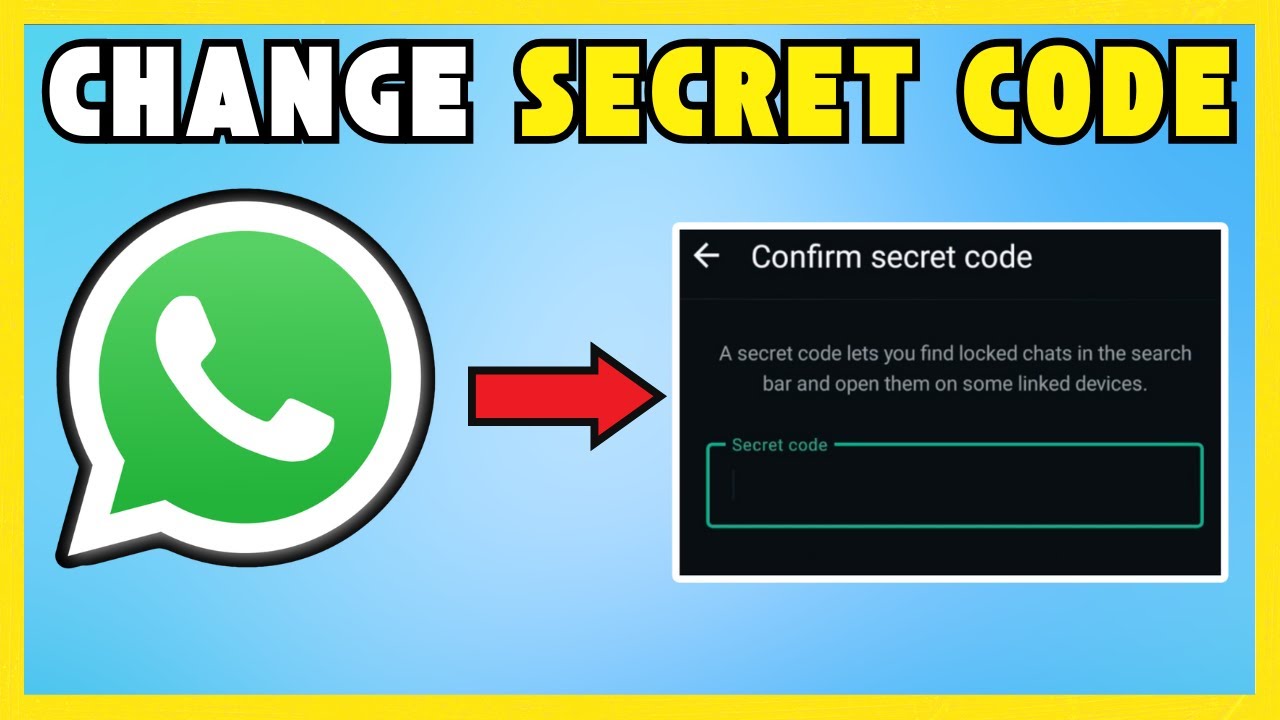 How To Change  Locked Chats  Secret Code On  WhatsApp [NEW UPDATE]