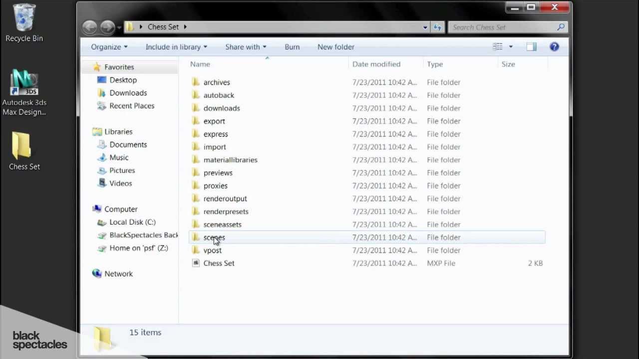 3ds Max Tutorial: Project Setup | Black Spectacles