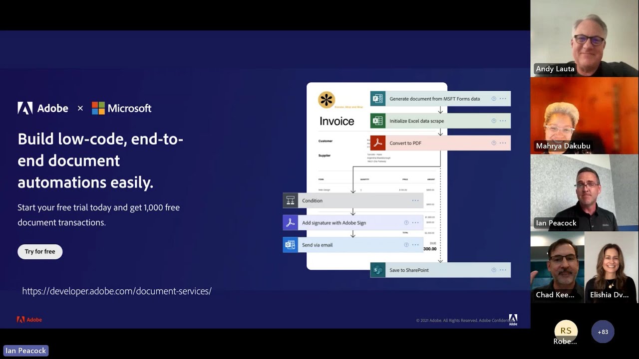 Modern workforce document automation solutions by Adobe & Microsoft | DISFP01