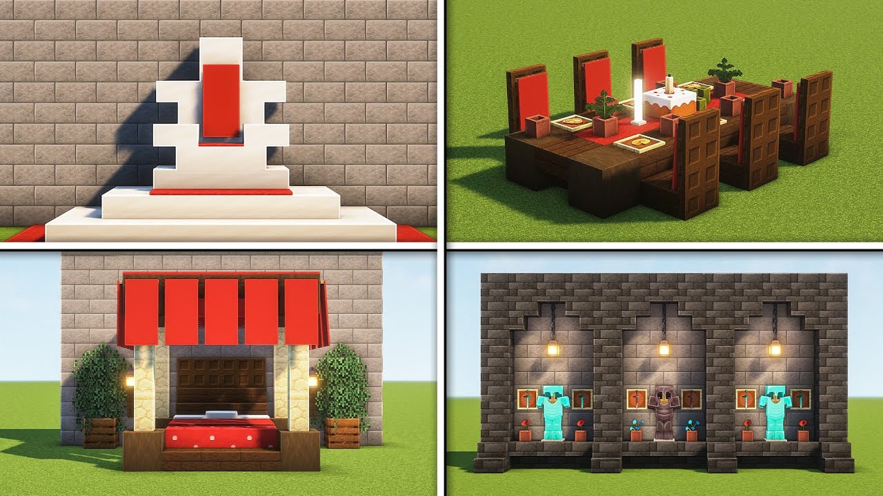 15 Castle Decoration Ideas And Hacks In Minecraft 1.21 || Minecraft ...