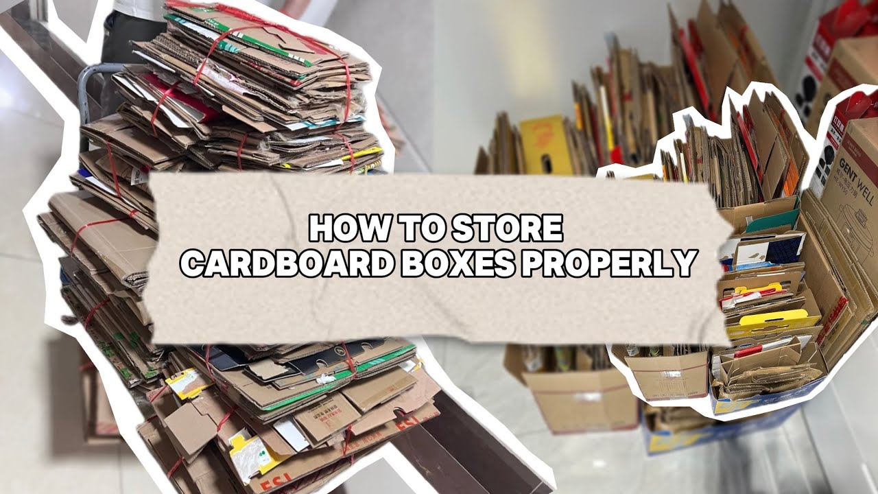 How to Store Cardboard Boxes Properly | Save Space & Cut Costs with Smart Storage Tips