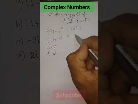 Finding the complex conjugate┃Complex Numbers ┃#maths