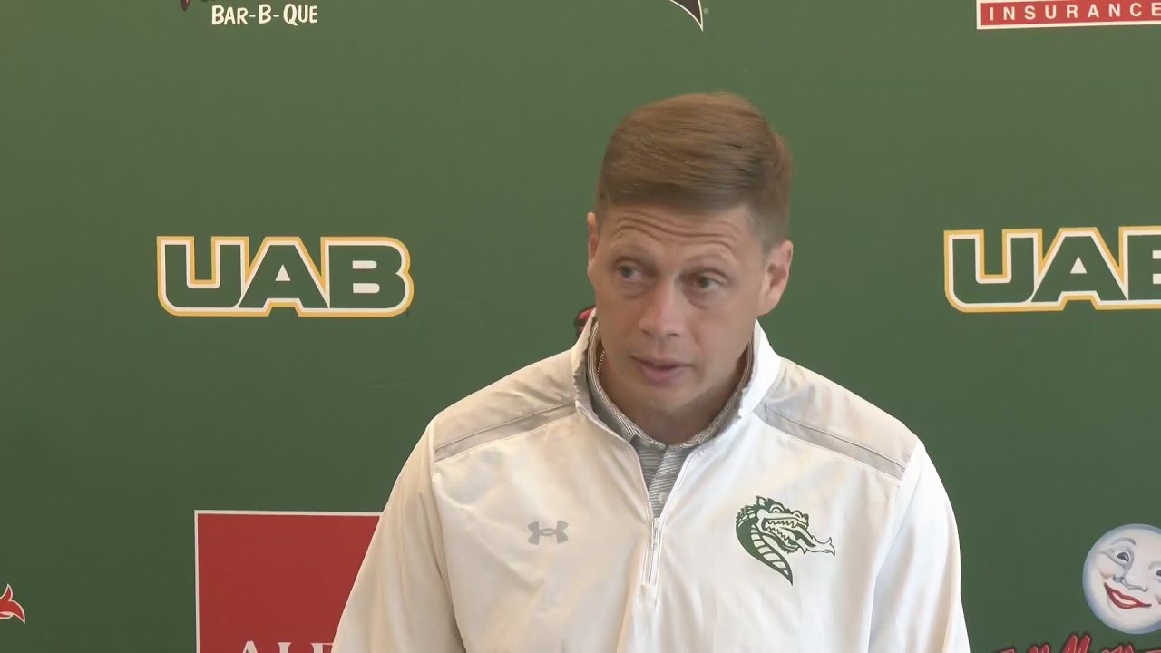 UAB football holds news conference after player accused of stabbing 2 teammates