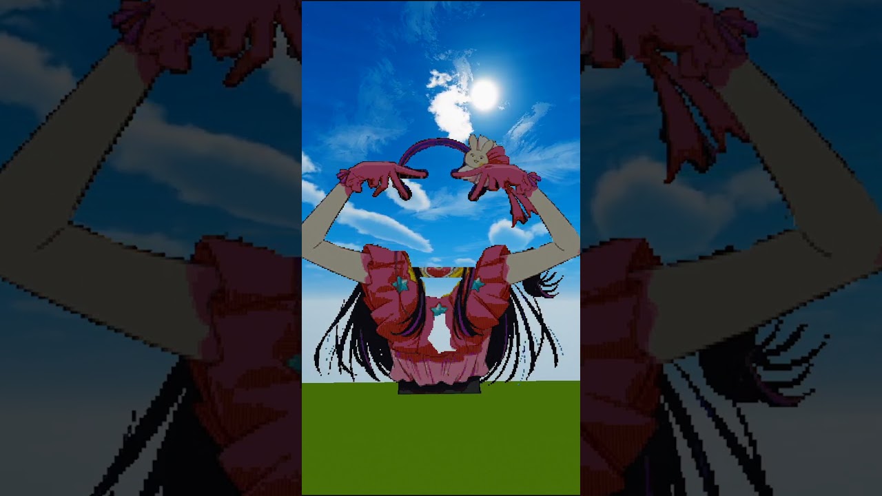 Ai Hoshino | Oshi no Ko In Minecraft #shorts 🔥🔥🔥