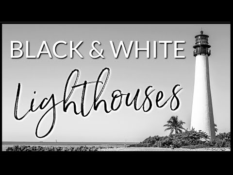 LIGHTHOUSE DREAMSCAPES | The Beauty of Black and White #lighthouse #lighthouses #blackandwhite