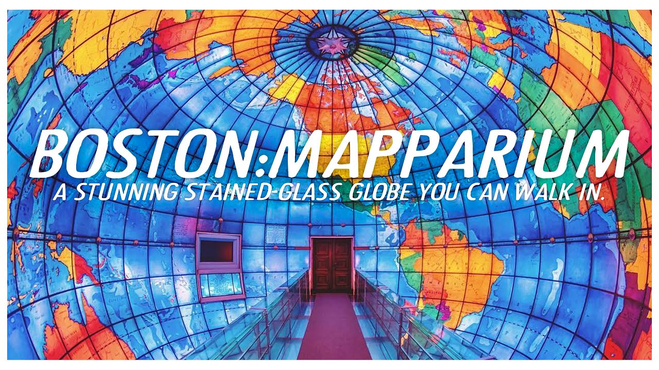 Boston Mapparium: A stunning stained glass globe you can yodel in.