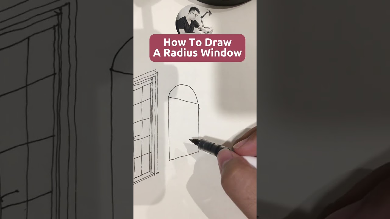 MISI Studio and How to draw a Radius Window #draw #drawing #kiddrawing #misistudio #misidecor