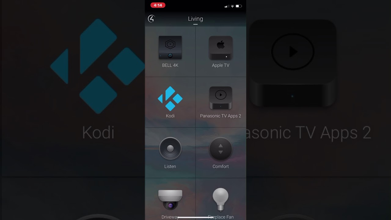 Making lighting scenes Control 4 OS3