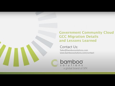 Government Community Cloud GCC Migration Details and Lessons Learned