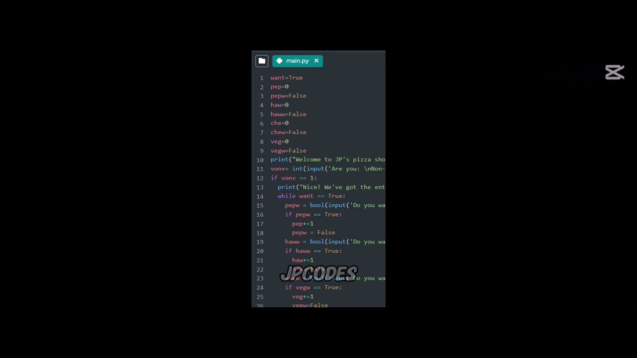 Coding a Pizza Shop in Python! #python #