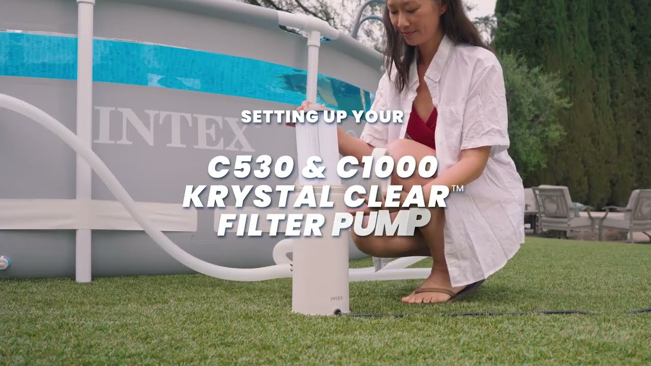 Instructional Video for INTEX® C530 & C1000 Krystal Clear Filter Pump
