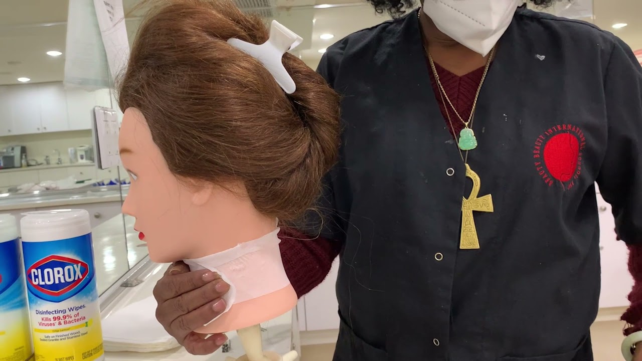 NY Stateboard Cosmetology Practical Exam -  Sanitation and Table Setup