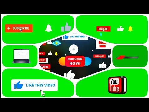 4K - FREE TO USE NO COPYRIGHT LIKE, SHARE and SUBSCRIBE BUTTON VIDEOS