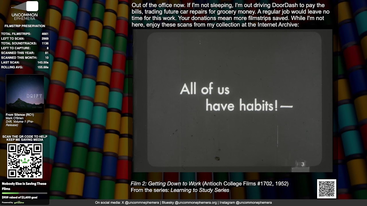 Digitizing Rare Films No One's Seen in 50+ Years! Uncommon Ephemera Office Stream