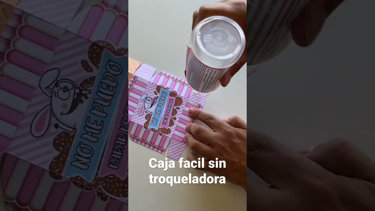 Caja facil para armar sin troqueladora, el archivo esta en mi grupo de facebook ☺️ #emprendimiento