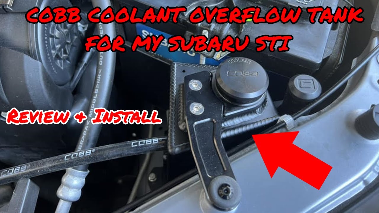 Cobb Coolant Overflow Tank On My Subaru STI Limited - Review & Install
