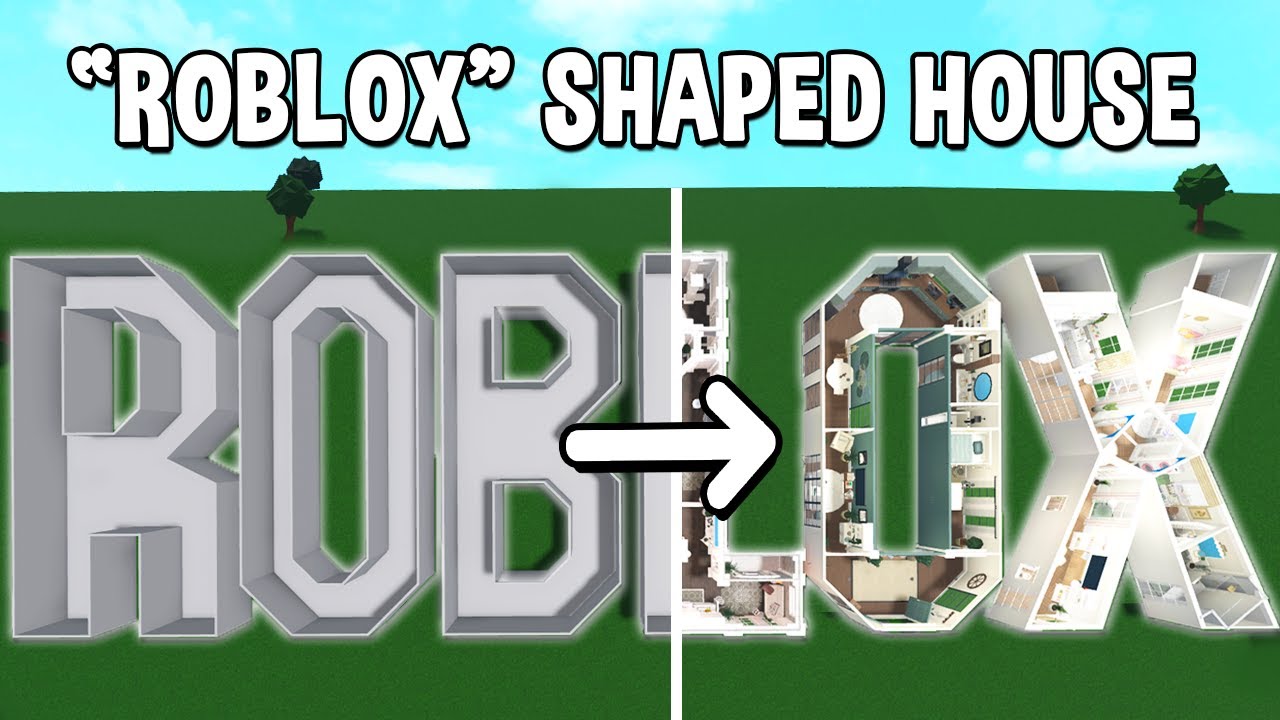 Building the WORD 'ROBLOX' into a Bloxburg House
