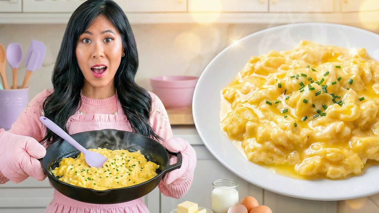 World's Best SCRAMBLED EGGS Recipe to Make at Home!