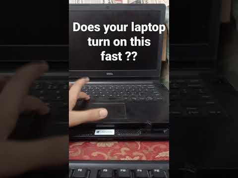 does your laptop turn on this fassttt #keyboard #laptop #dell #speedrun super fast laptop