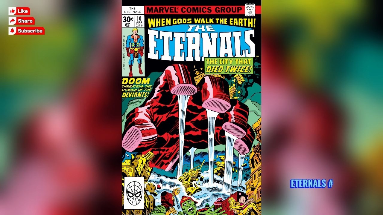 Marvel Comics History: #Eternals #10 (April 1977) #marvelcomics