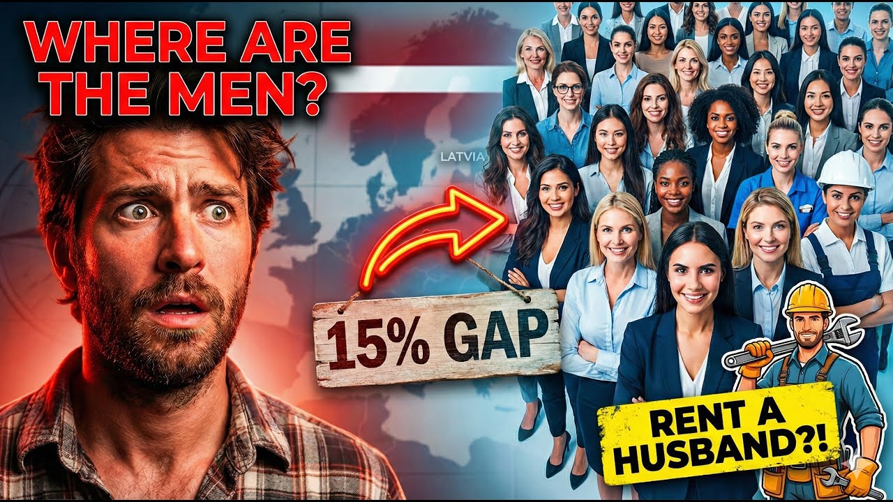 Why Latvia Has the World’s Most Extreme Gender Gap | The ‘Rent a Husband’ Phenomenon Explained”