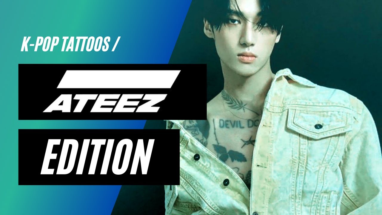 K-pop tattoos: Ateez edition Part 2