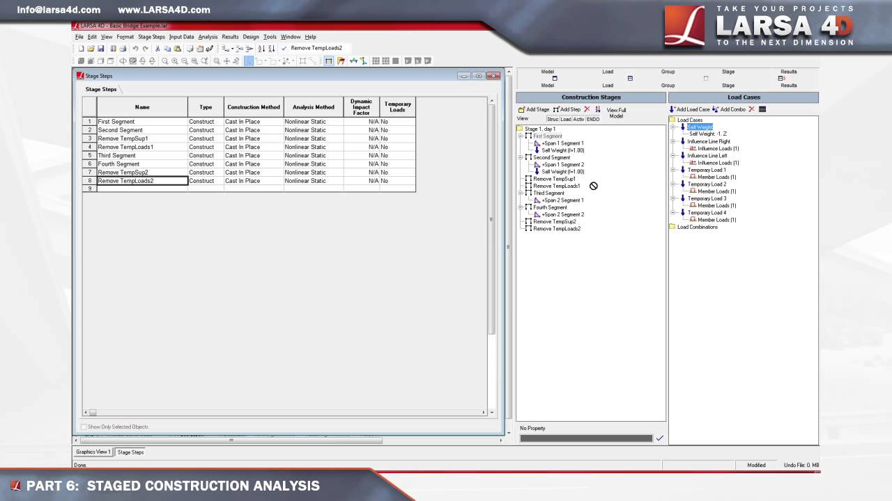 LARSA 4D Introductory Tutorial Part 6