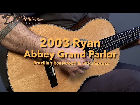 2003 Ryan Abbey Grand Parlor, Brazilian Rosewood/Sitka Spruce | Reverb