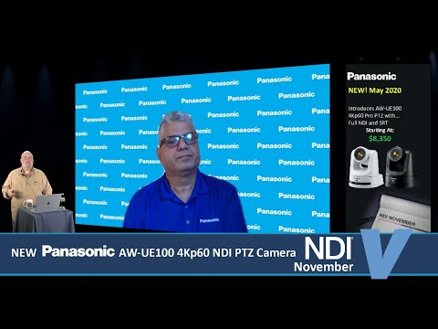 NEW Pansaonic AW-UE100 4Kp60 NDI PTZ Camera