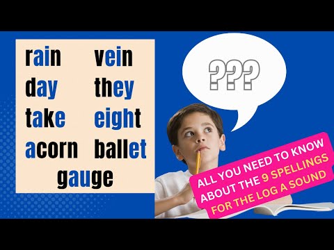 A GUIDE to the 9 spelling patterns of the LONG A sound! How to teach Long A sound words?