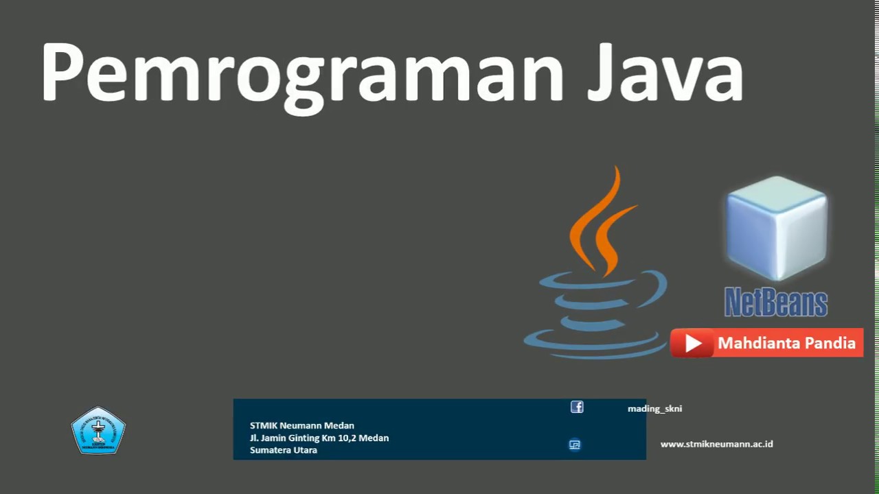 Java Netbeans 02 Variabel dan Tipe Data