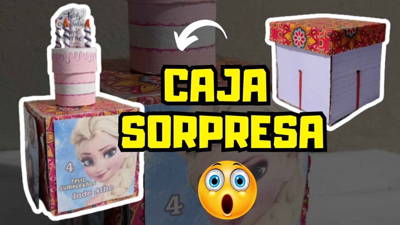 🎁LA MEJOR CAJA SORPRESA DE CUMPLEAÑOS QUE HAS VISTO😱 |  REGALO DE CUMPLEAÑOS🎂 | MayCro DIY 