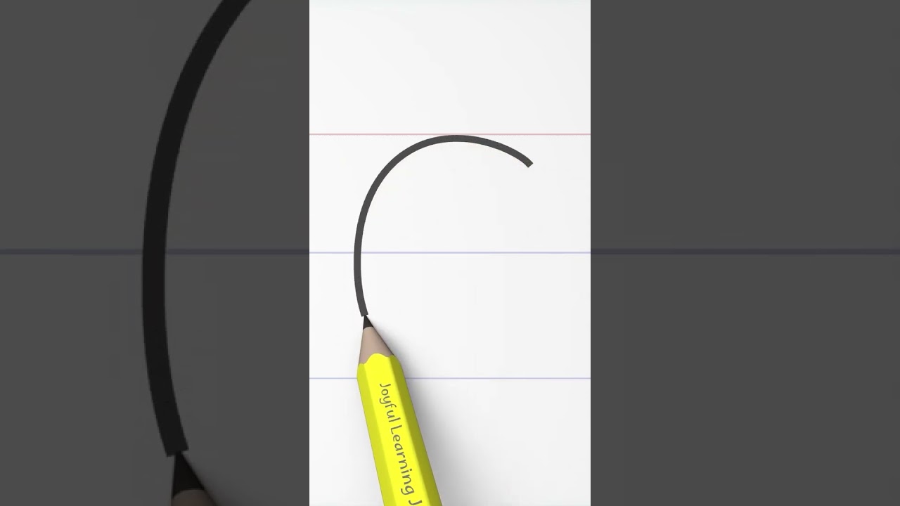 Letter C writing Practice for Kids #C, #alphabets #funandlearning #joyfullearning #kidseducation