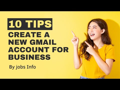 Create a New Gmail Account for Business| by Jobs info with haji