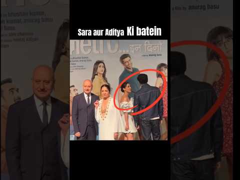 While #Neenagupta & #anupamkher were clicked fans noticed #saraalikhan & #adityaroykapoor 🫶