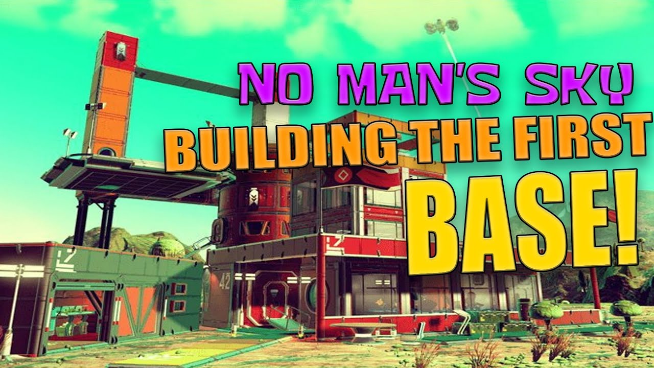 No Man's Sky 'Building The First Base!' S1 E2 #nomanssky #letsplay