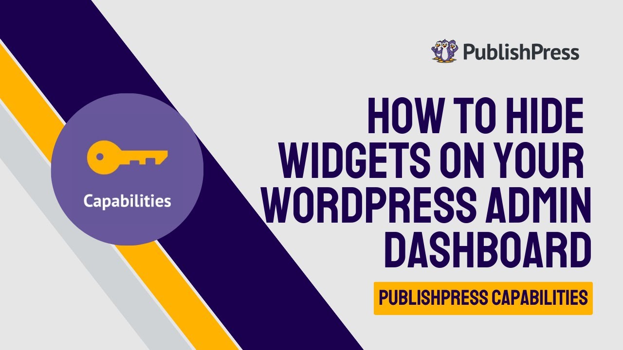 Hide Dashboard Widgets in Your WordPress Admin Area