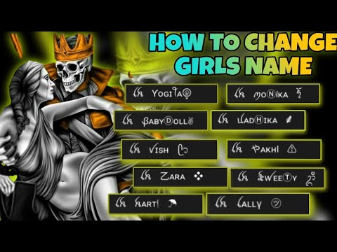 New unique Girl's Name's For Free Fire !! how to chanej free fire poupler femans name style 2023
