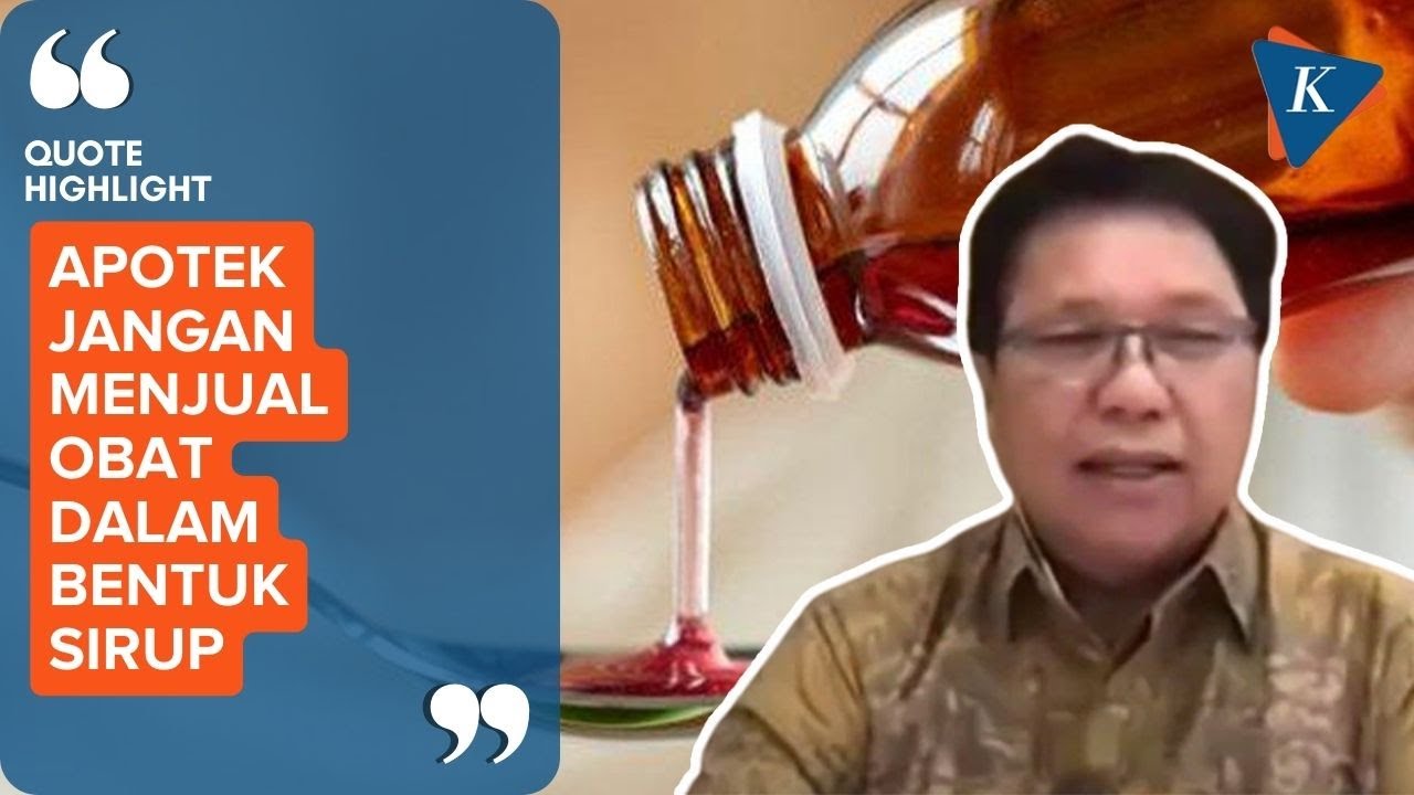 Instruksi Kemenkes Larang Apotek Jual Obat Sirup Usai Merebaknya Gangguan Ginjal Akut