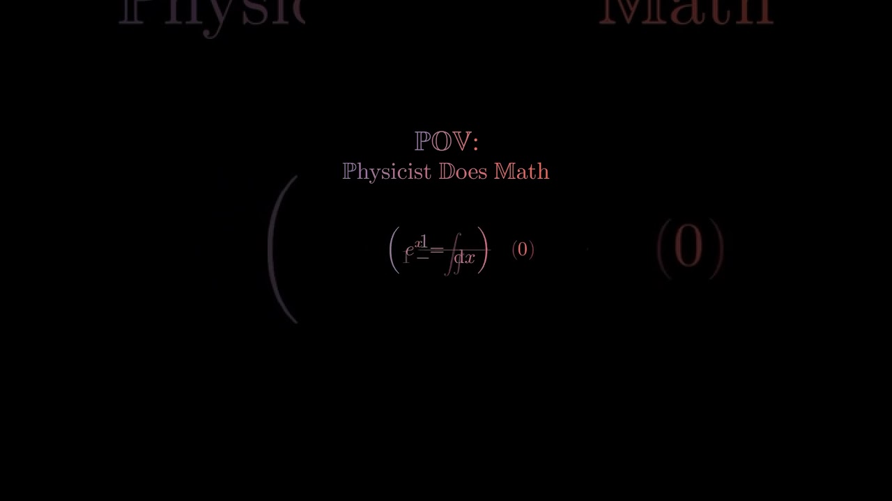 What Happens when Physicist Does Maths